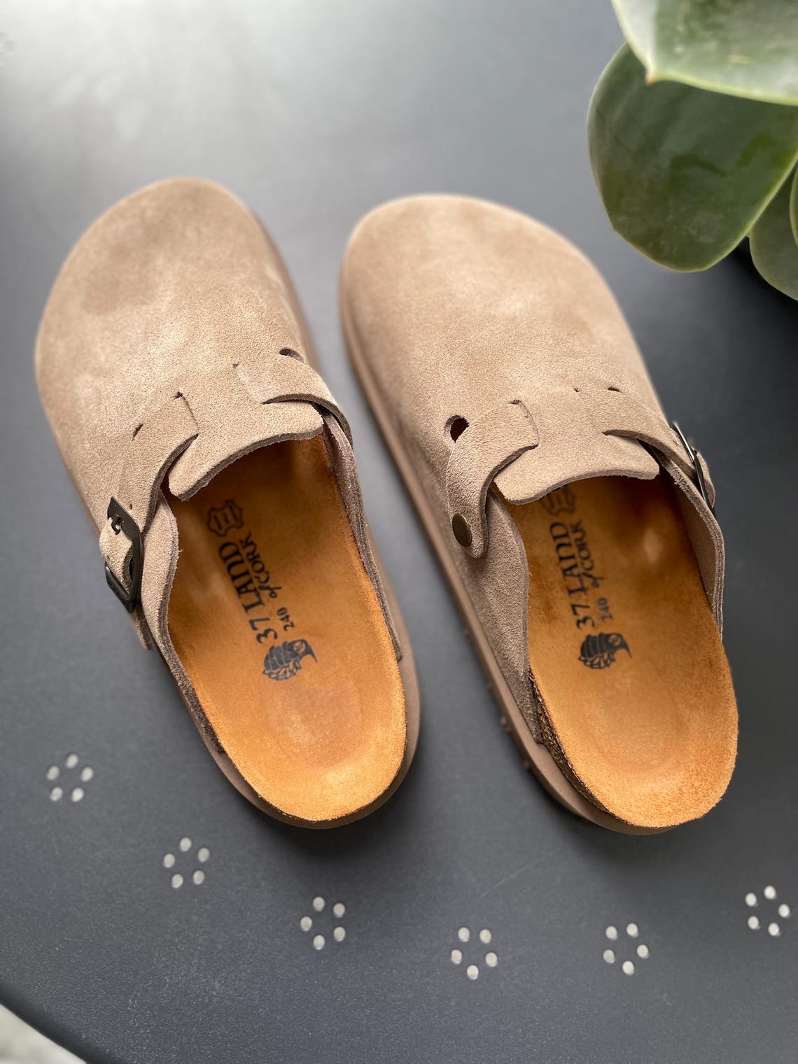 Handmade Anatomical Cork Sole Clogs: Women's Leather Platform Sandals ...