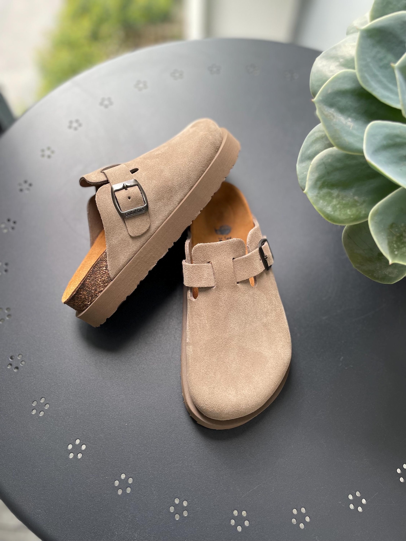 Handmade Anatomical Cork Sole Clogs: Women's Leather Platform Sandals ...