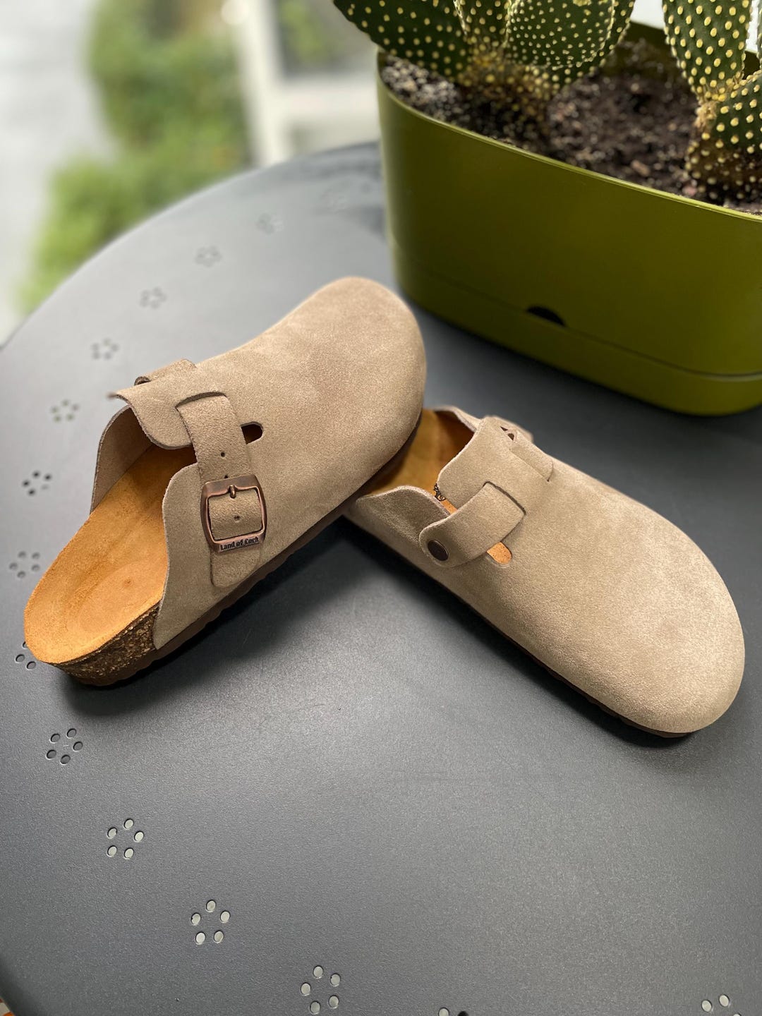 Anatomical Unisex Slides Clogs for Women Natural Cork Sole , Mens and ...