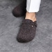 Handmade Wool Felt Clogs – Unisex Cork Sole Slides - Etsy
