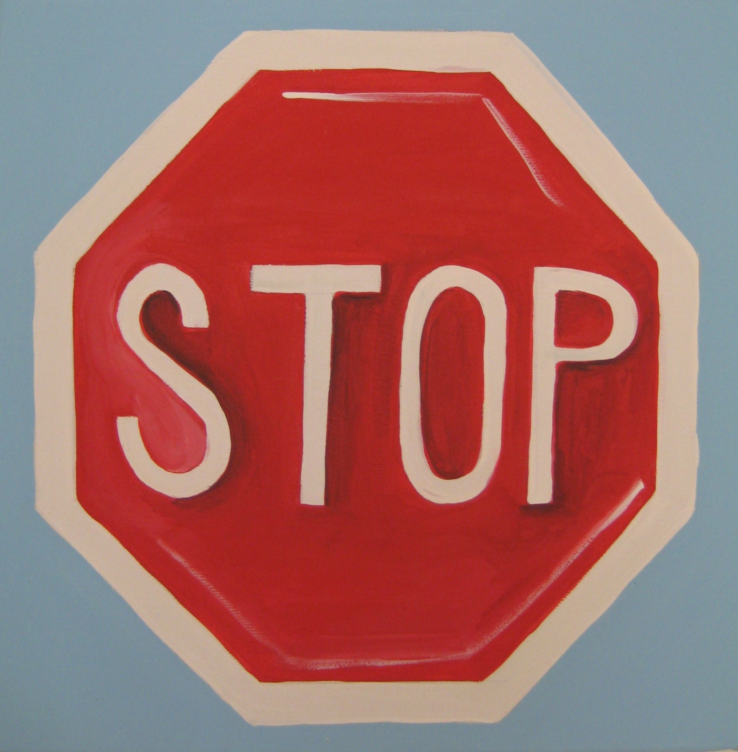 A Set of Two Traffic Signsstop Signyield Sign | Etsy