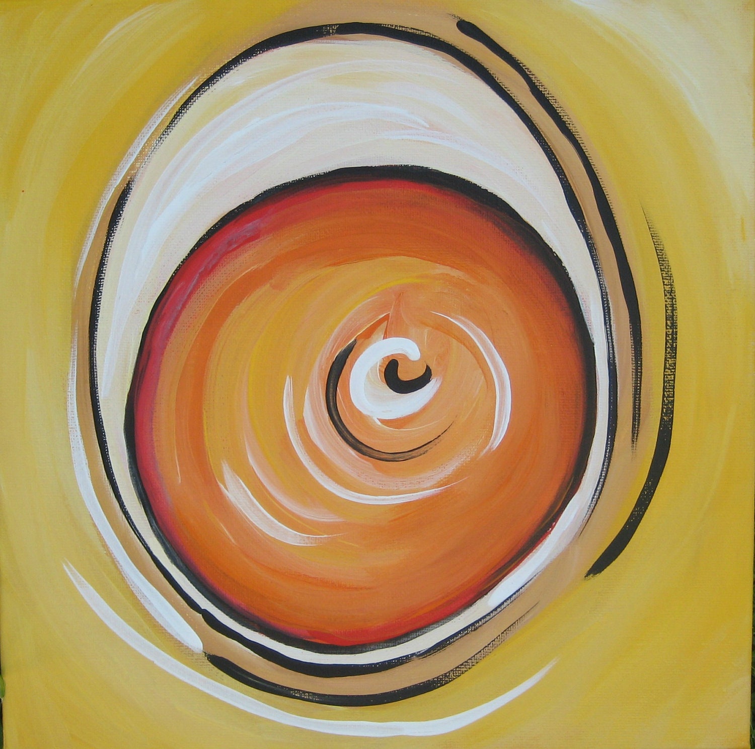 Traffic Light Painting on Three Canvases - Original Design - Etsy