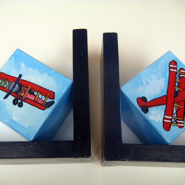 Airplane Bookends - Etsy