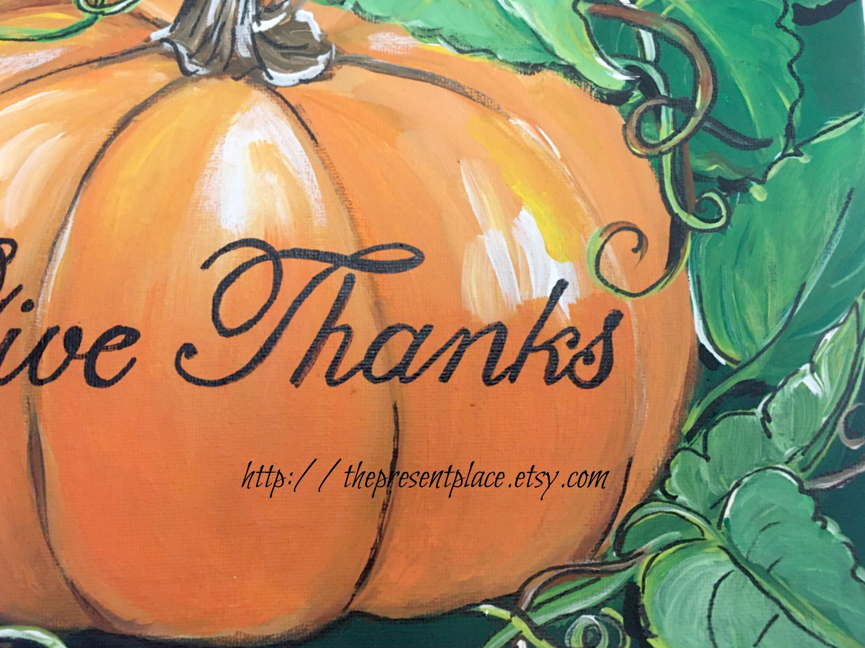 Autumn paintingoriginal paintinggive thanks paintingfall | Etsy