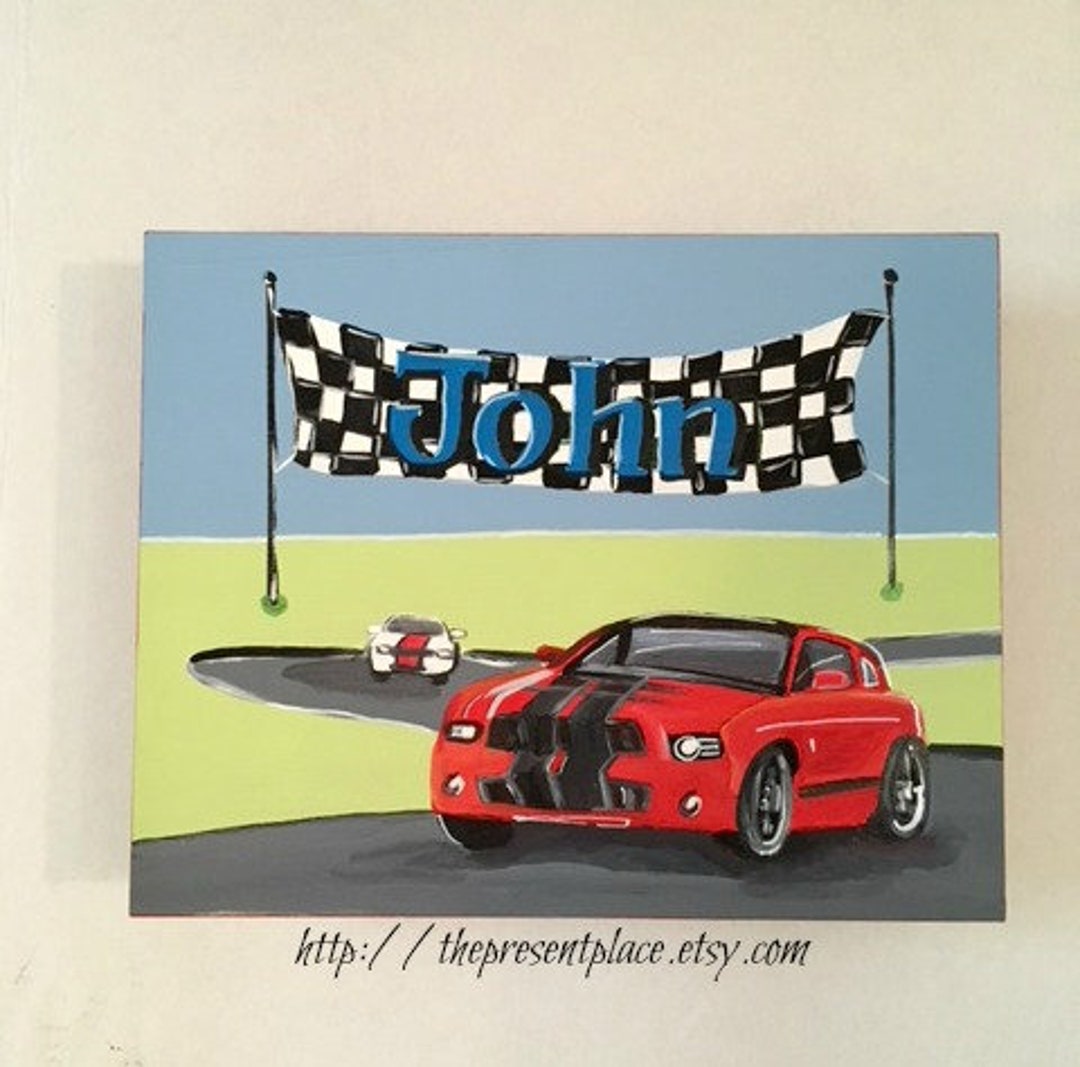 Personalized,racing Car Box,boys Keepsake Box,racing Cars,blue,racing ...