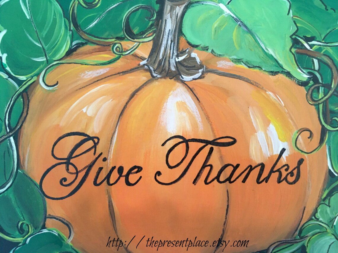 Autumn Paintingoriginal Paintinggive Thanks Paintingfall | Etsy
