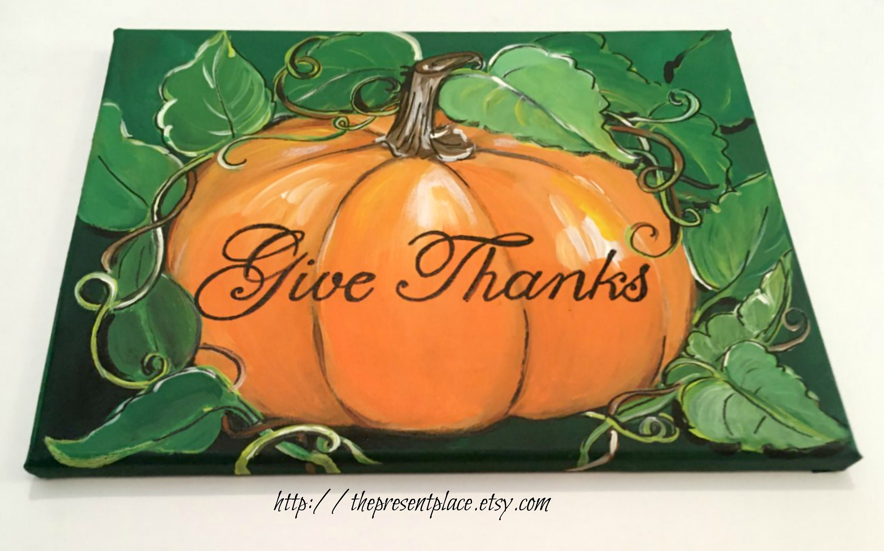 Autumn paintingoriginal paintinggive thanks paintingfall | Etsy