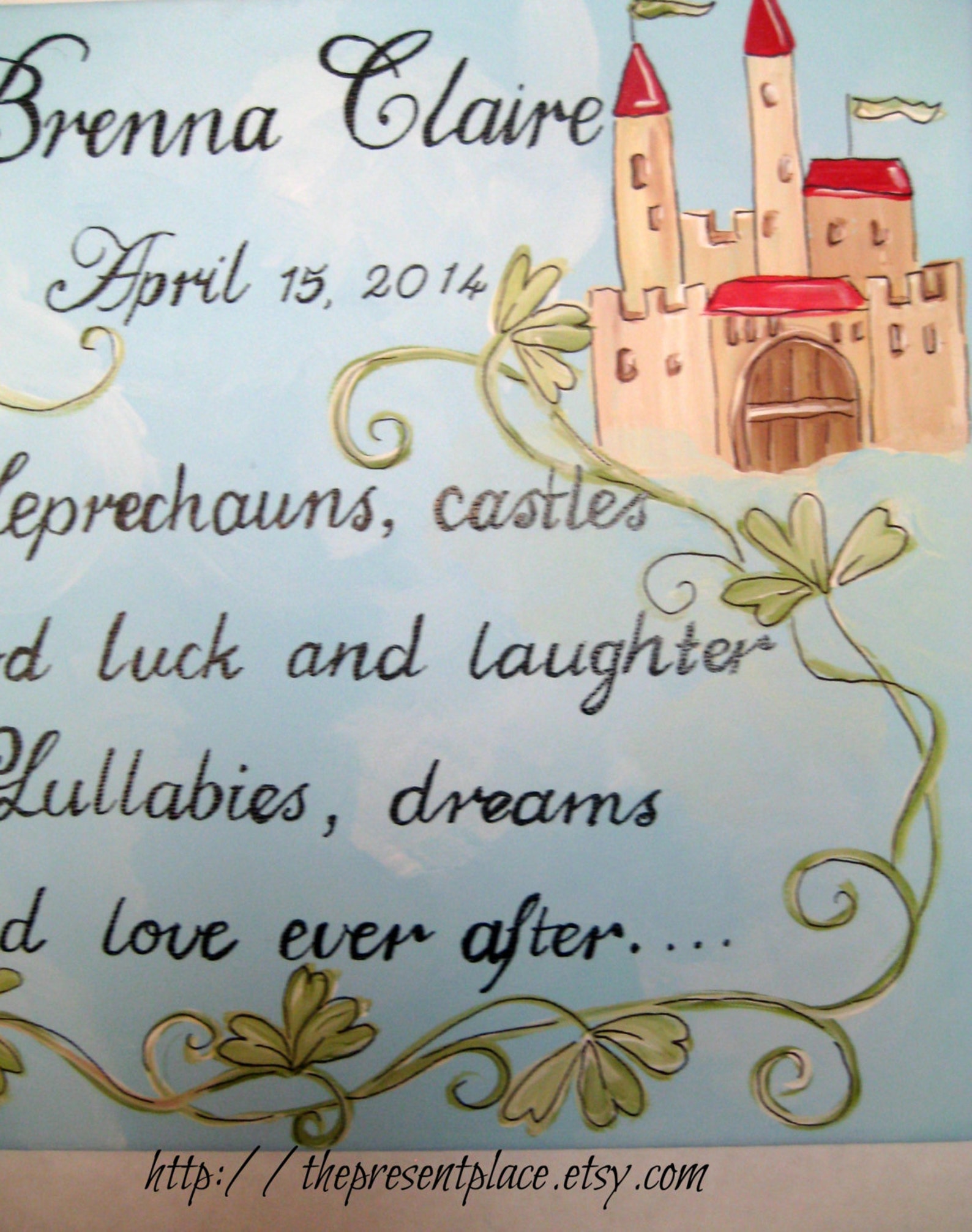 Personalized Irish Baby Blessingsbaby Shower Giftchristening - Etsy