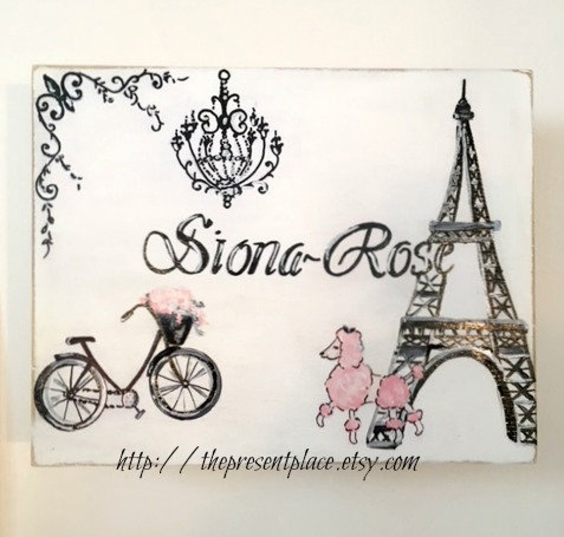 Pariskeepsake Boxpersonalizedcustomizedgirls Keepsake - Etsy