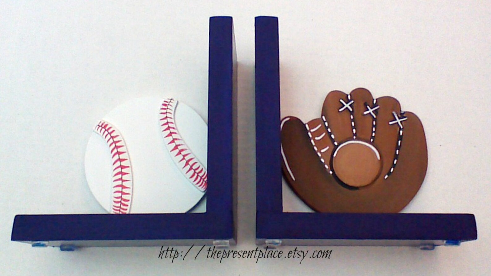 Hand Painted Sports Bookends, Personalized Kids Decor - Etsy