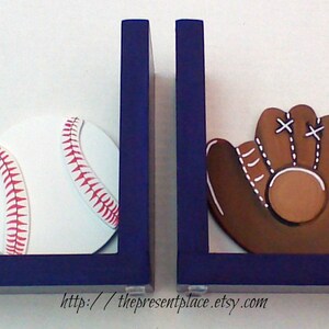 Hand Painted Sports Themed Bookends,sports Bookends,basketball,soccer ...