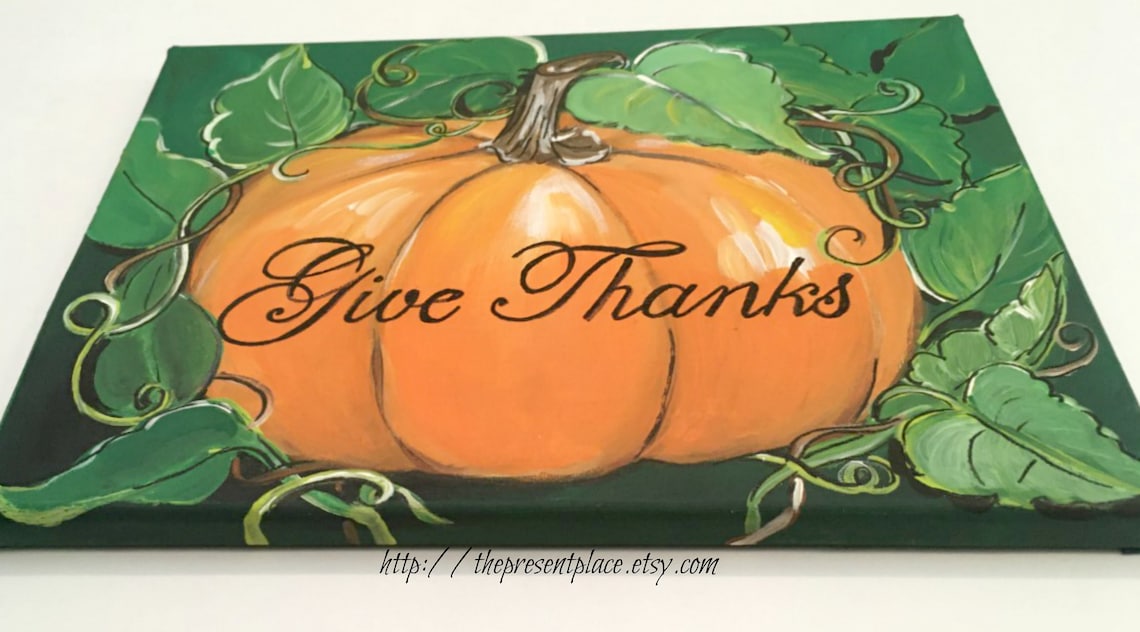 Autumn Paintingoriginal Paintinggive Thanks Paintingfall | Etsy