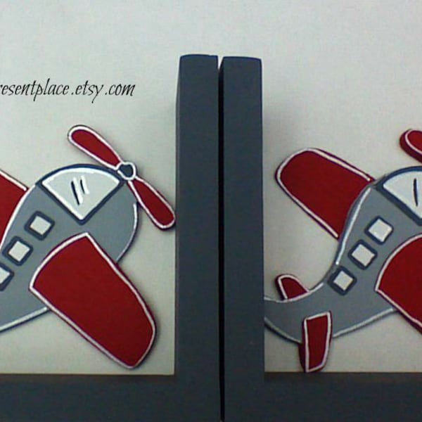 Airplane Bookends - Etsy