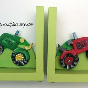 Tractor Bookends,tractors,farm Theme,farm Bookends,boys Bookends ...