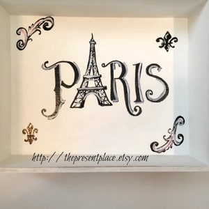 Paris,keepsake Box,personalized,customized,girls Keepsake Box,paris ...