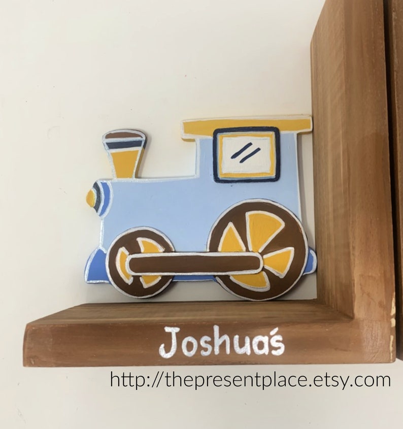 Personalized Train Bookendsairplane Bookendsboys Room - Etsy