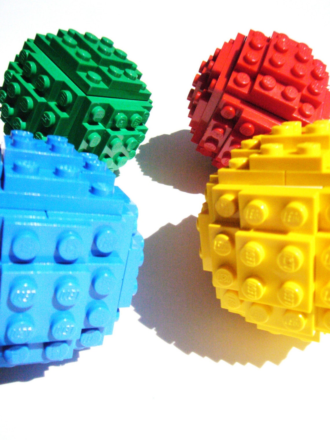 Green LEGO Brick Christmas Ball Ornament Kit - Etsy