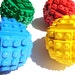 Green LEGO Brick Christmas Ball Ornament Kit - Etsy
