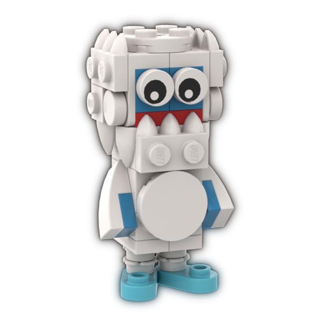 Abominable Yeti Snowman Bumble Building Kit by Abbiedabbles Made From ...