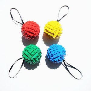 Green LEGO Brick Christmas Ball Ornament Kit - Etsy