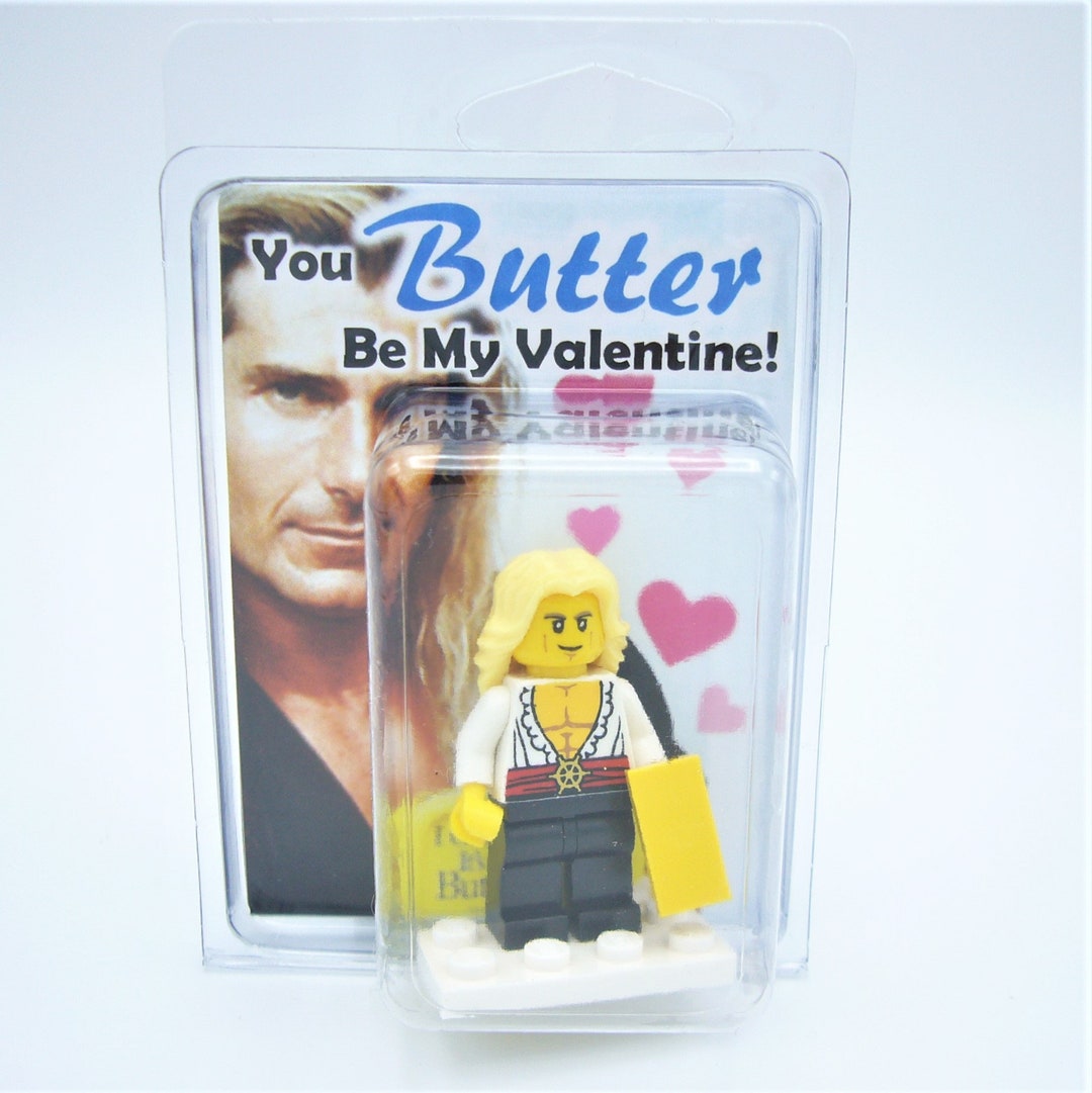 Fabio Custom Valentine you Butter Be My Valentine Minifigure by Abbie ...
