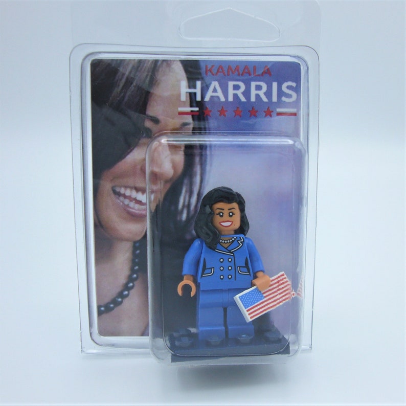 Custom Kamala Harris Minifigure by Abbie Dabbles Made From Toy Bricks ...