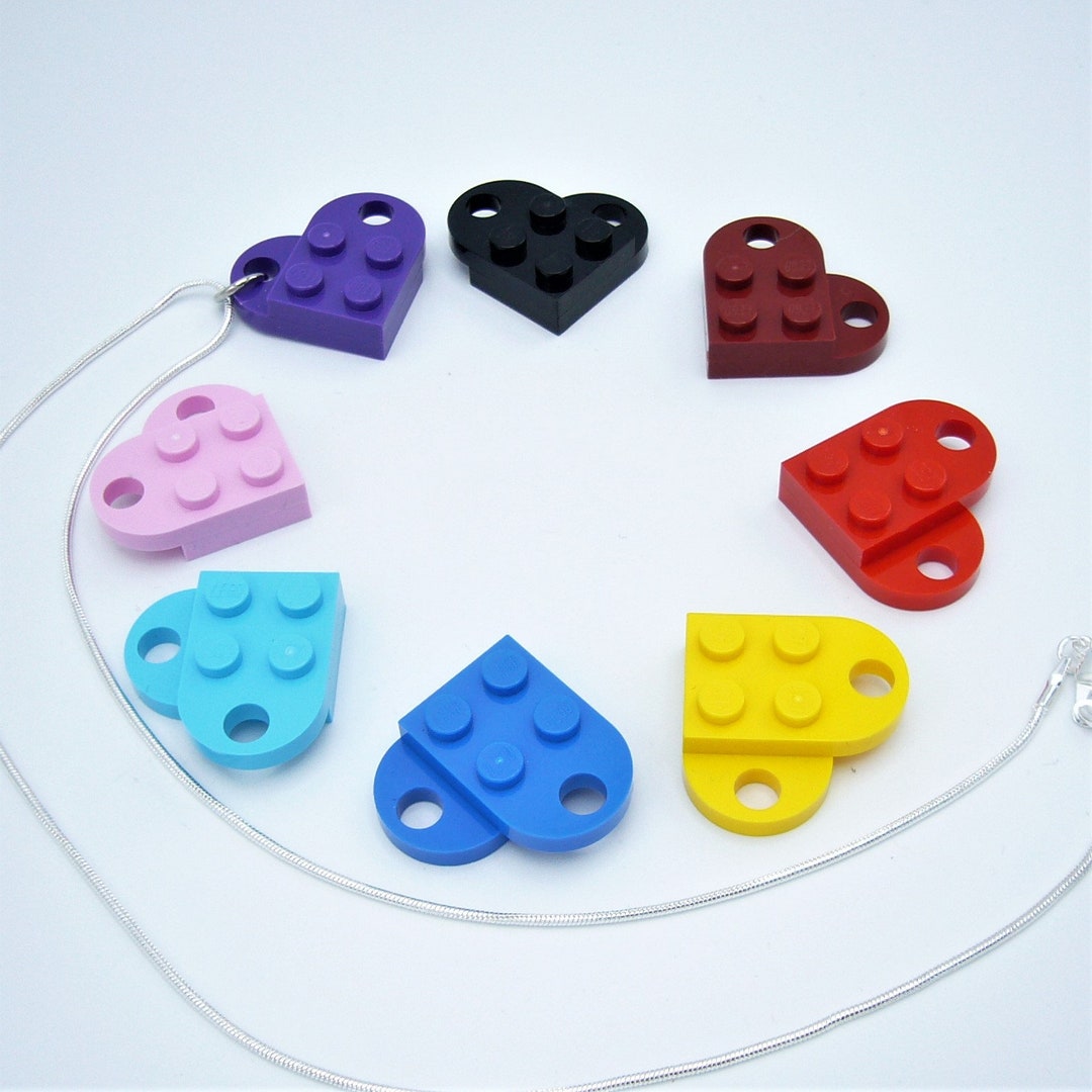 Brick Heart 18" Brick Necklace Friends Forever Gift Made Choose Your ...