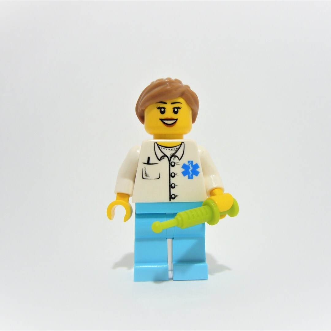 Custom Nurse Minifigure by Abbie Dabbles Made From Toy Bricks - Etsy