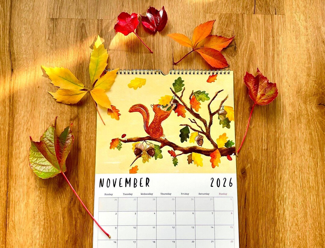 2026 Botanical Wall Calendar: Vintage Flower Art, Cottagecore Style ...