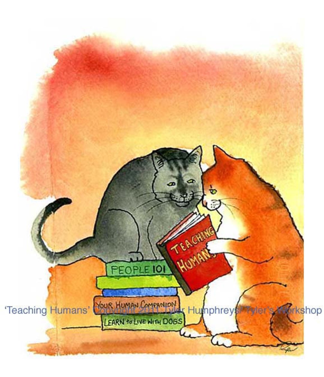 Cat Card, Cat Greeting Card, Funny Cat Card, Cat Birthday Card ...