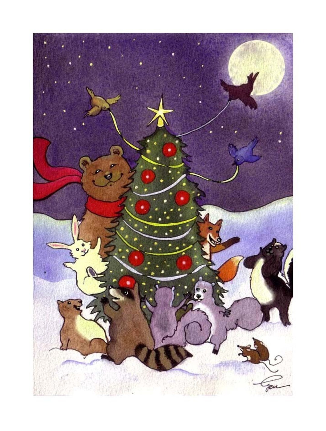 Holiday Cards / Christmas Cards / Winter Solstice Cards / Winter Cards ...