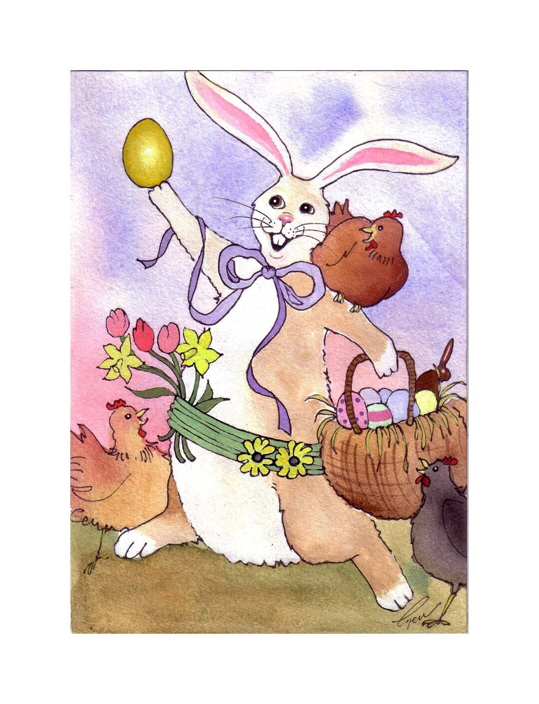 Easter Card - Funny Easter Greeting Card - Kids Easter Card - Easter ...