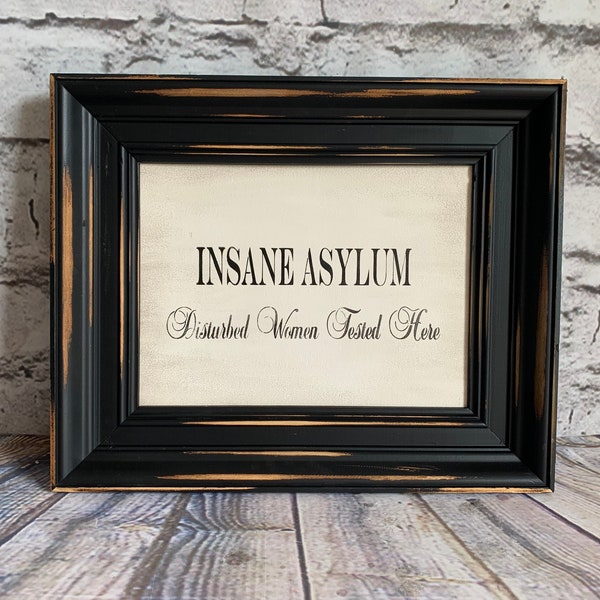 Insane Asylum - Etsy