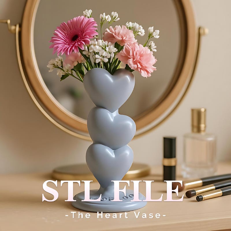 Heart Vase - Etsy