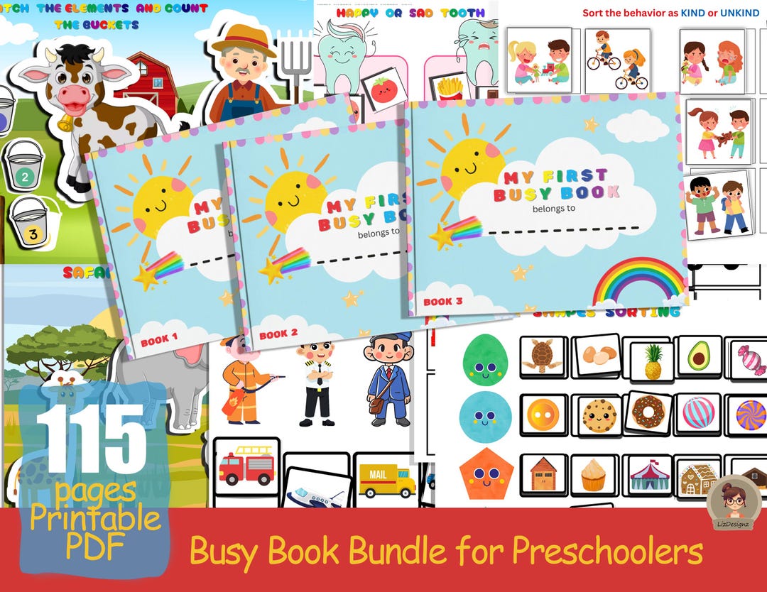 Busy Book Bundle - Etsy