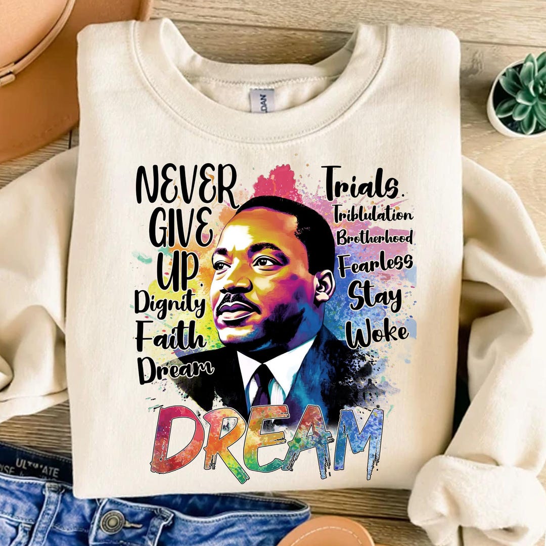 Black History Png, Martin Luther Dream Like King PNG, MLK PNG, Watercolor Mlk Png, African ...
