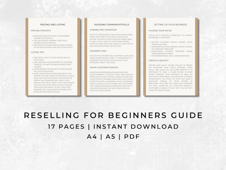 2025 Reselling for Beginners Guide, Clothing Reselling Guide for ...