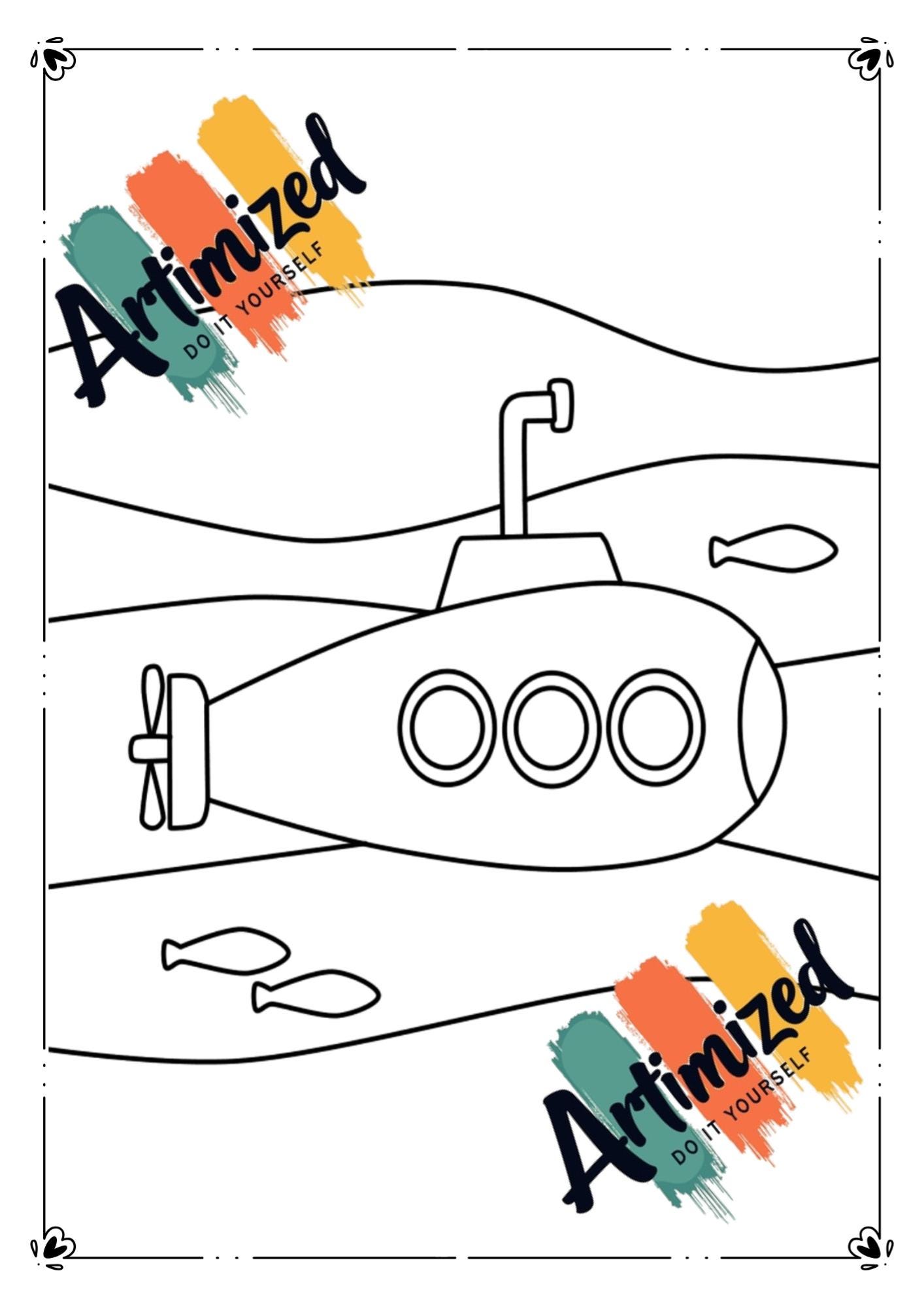 Simple Vehicle Coloring Pages - Fun & Easy Printable Cars, Trucks and ...