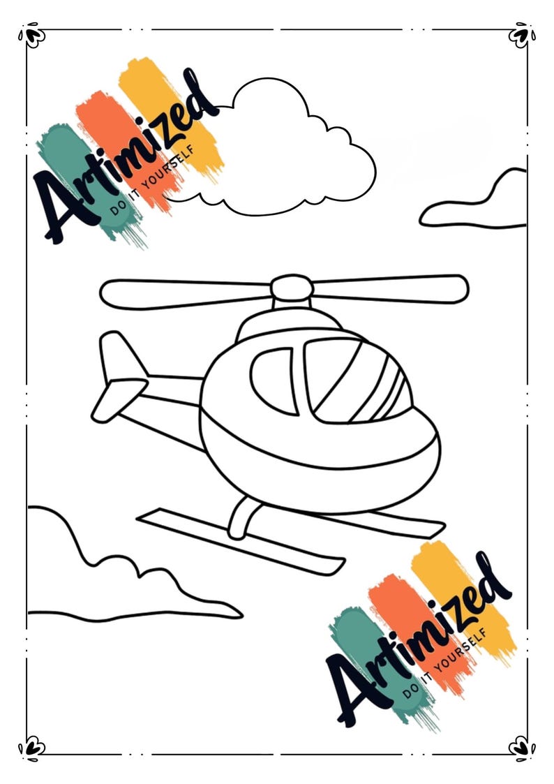 Simple Vehicle Coloring Pages - Fun & Easy Printable Cars, Trucks and ...