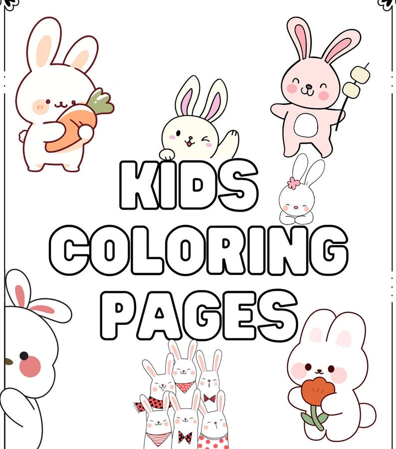 Kids Coloring Pages - Fun & Printable Activity for Kids | Cute and Easy ...