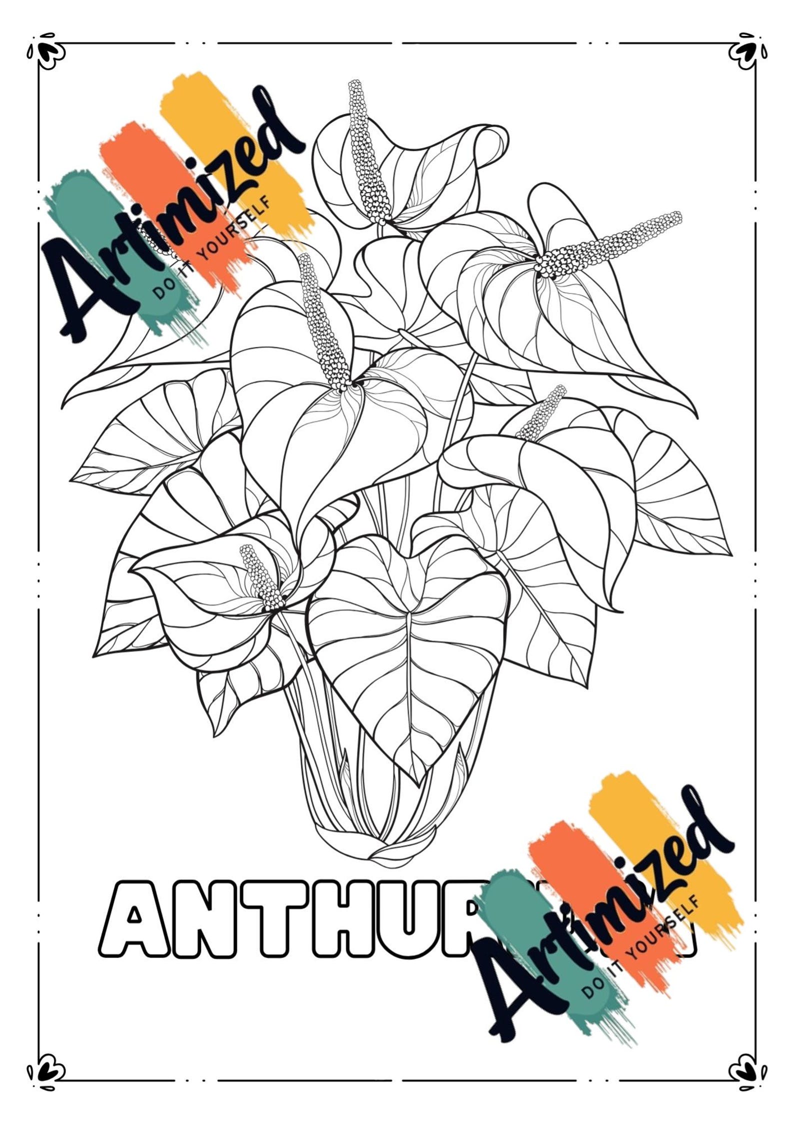 Tropical Flowers Coloring Pages | Hibiscus, Plumeria, Orchids & More ...