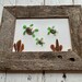 Sea Turtle Trio-4x6 Sea Glass Art in Rustic Wood Frame - Etsy