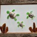Sea Turtle Trio-4x6 Sea Glass Art in Rustic Wood Frame - Etsy