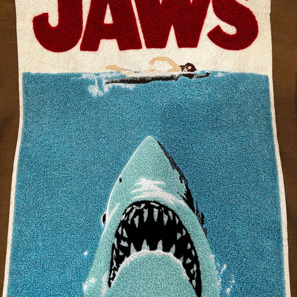 Jaws Embroidery - Etsy