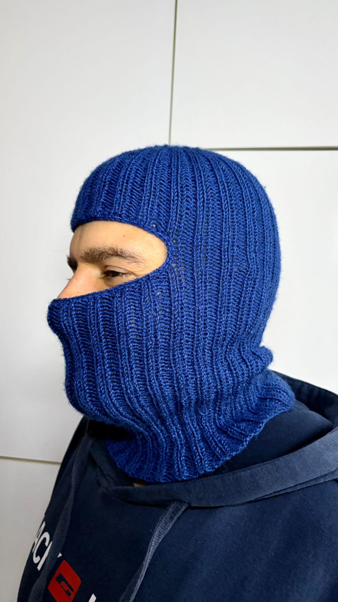 Handmade Warm Ski Mask: Knitted Wool Winter Balaclava - Etsy