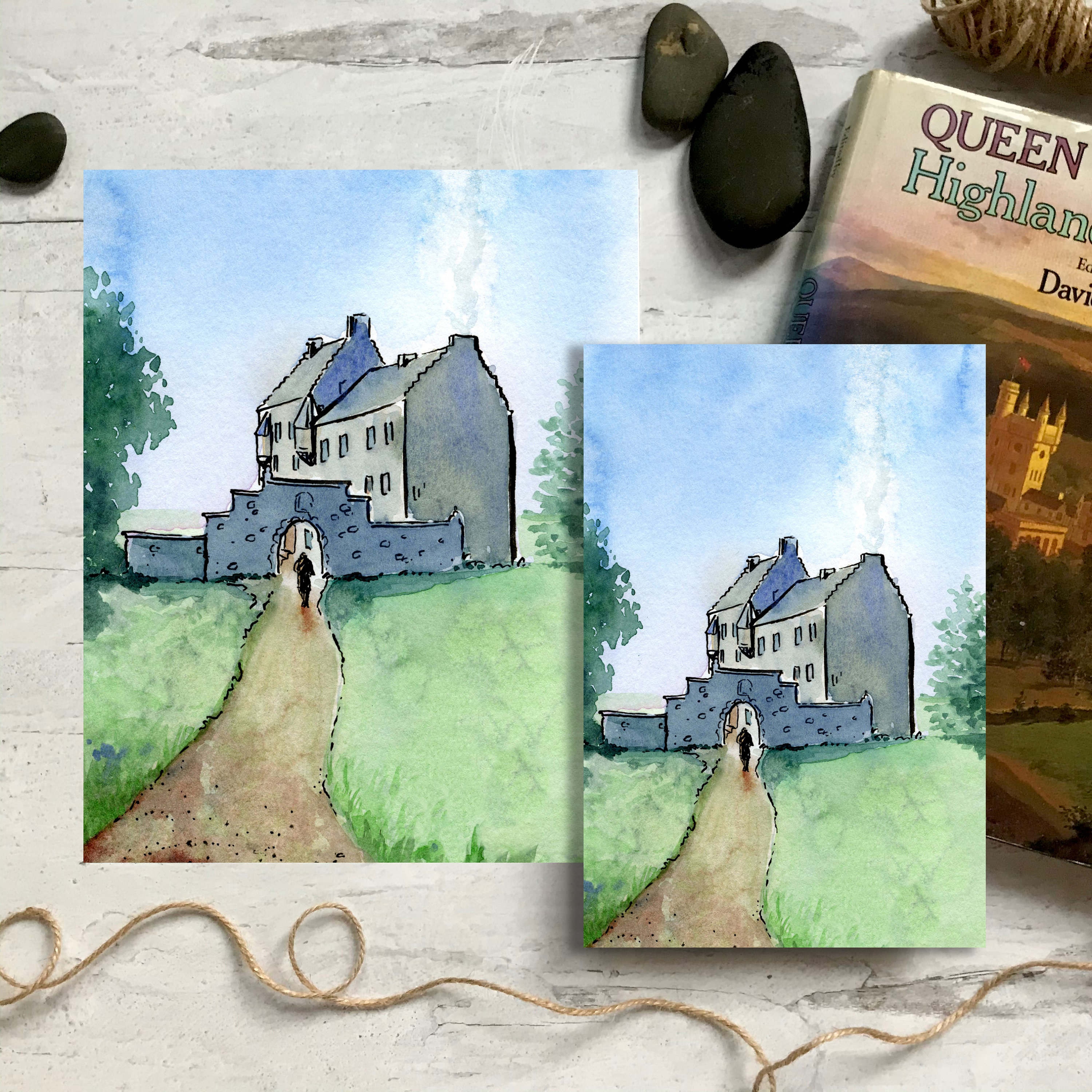 Lallybroch Outlander Art Print 2 Sizes - Etsy