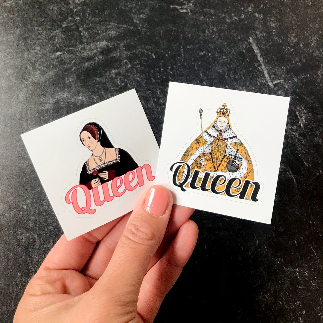 Anne Boleyn and Queen Elizabeth I Vinyl Stickers - Etsy