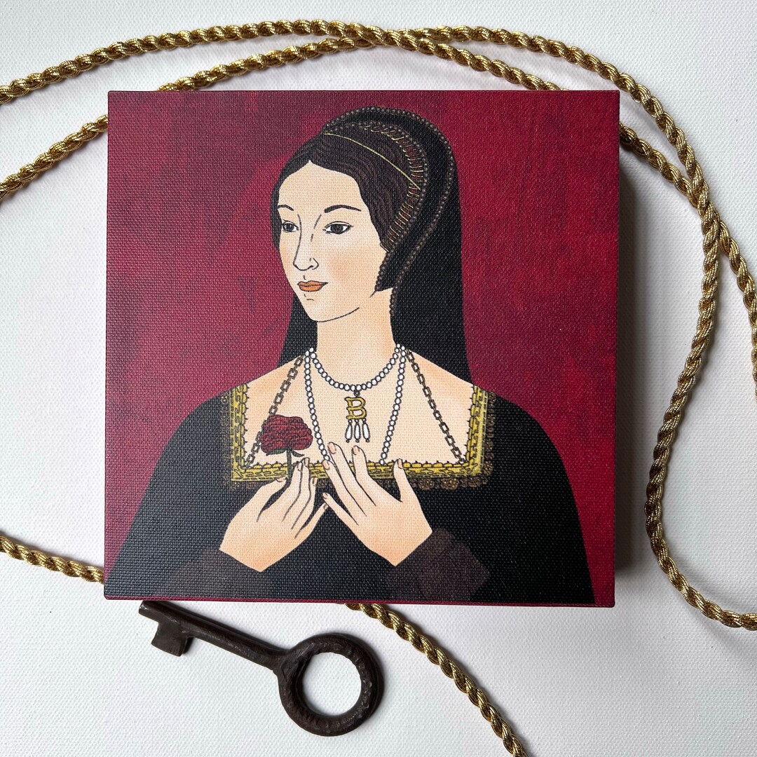 Anne Boleyn Portrait Canvas Print - History Lover Gift - Etsy