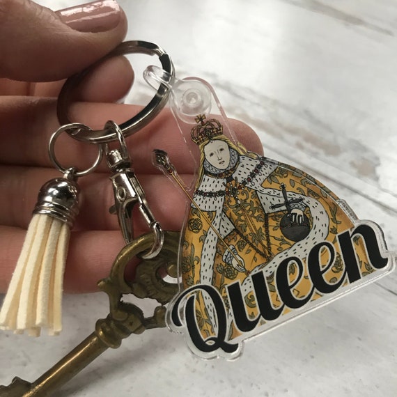 Queen Elizabeth I Acrylic Keychain the Tudors | Etsy