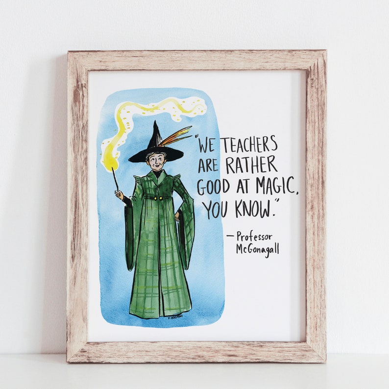 Teachers Are Magic Art Print - Etsy